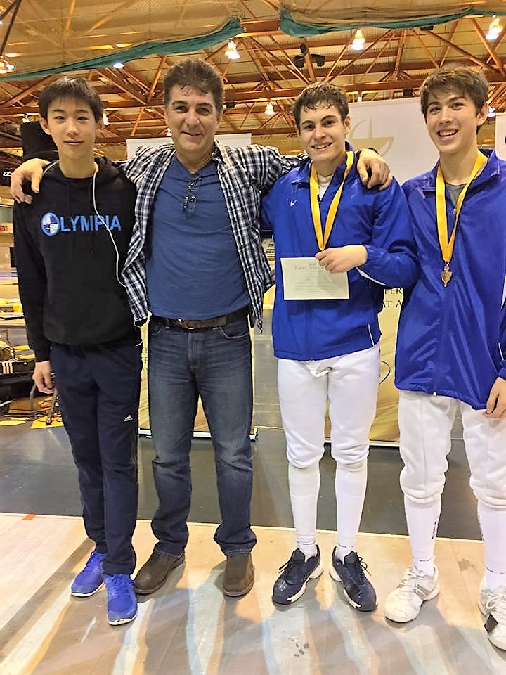 Olympia fencers dominate the competition